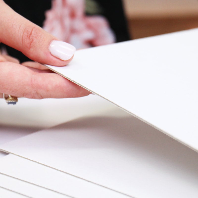 Thick chipboard printed posters | Lunar Graphix